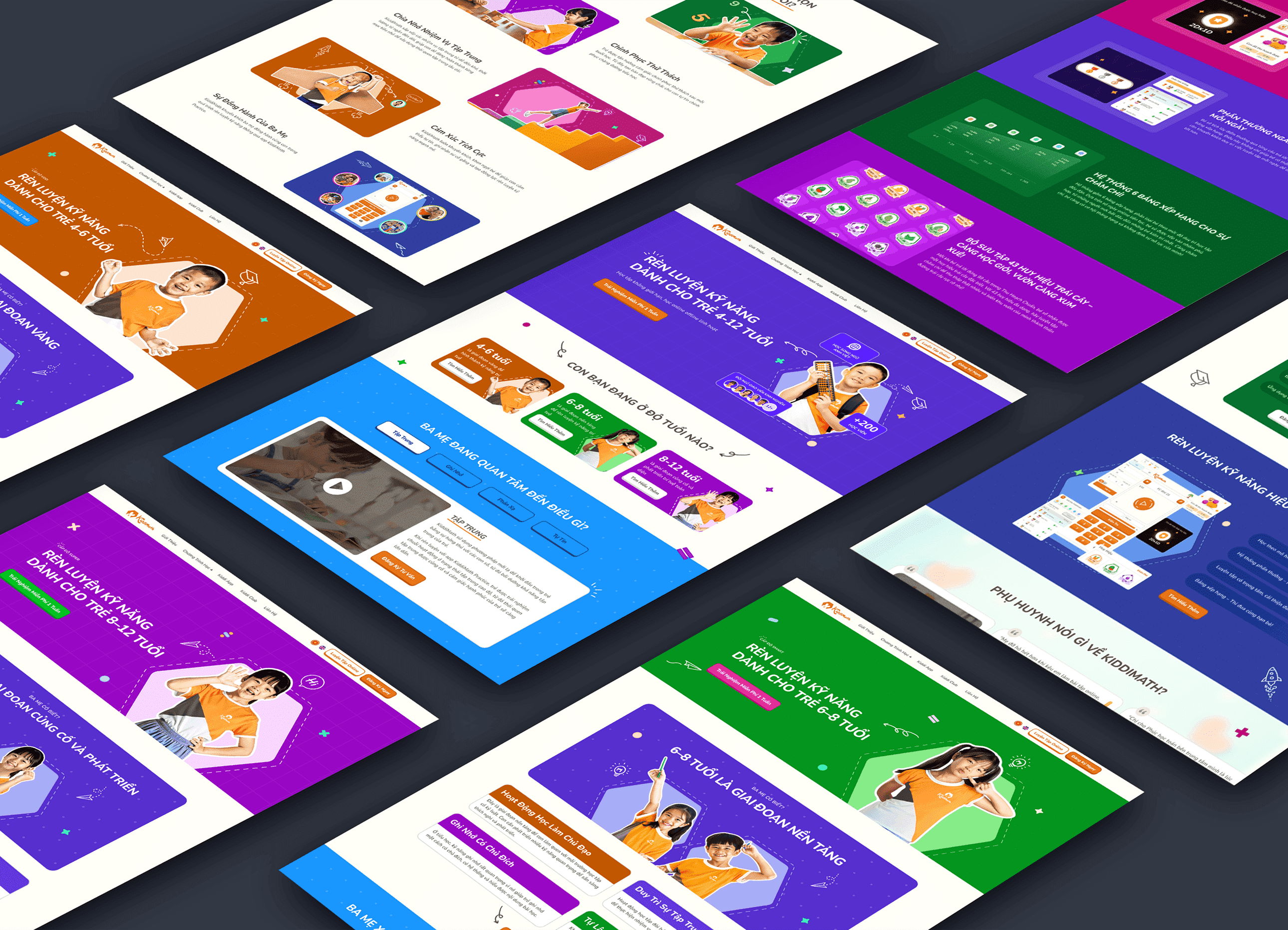 KiddiMath Website - Anh Pham